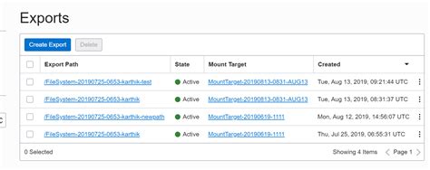 What Is The Use Of Having Multiple Export Paths For A File System — Cloud Customer Connect