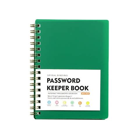 Spiral Password Book With Individual Alphabetical Tabs A6 Password