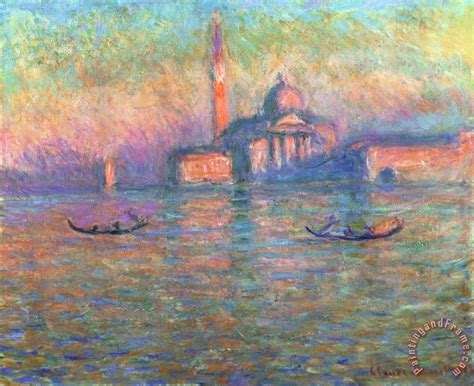 Claude Monet San Giorgio Maggiore Venice Painting San Giorgio