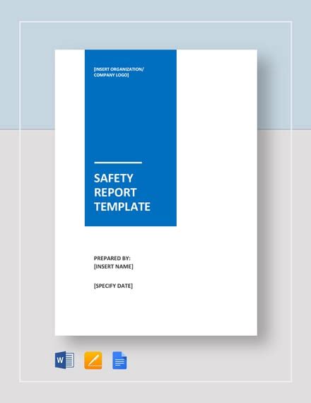 Safety Report Templates 27 Free Word Pdf Apple Pages Format Download