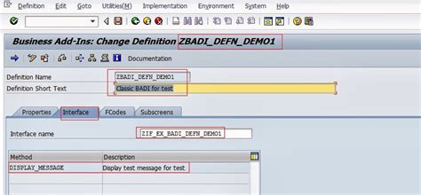 Classic Badi With Single Usesingle Implementation Sapcodes