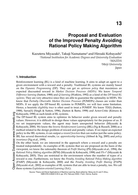 pdf proposal and evaluation of the improved penalty avoiding rational