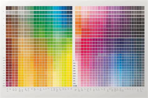 Cmyk Press Color Chart Vector Illustration Eps 10 Premium Ai Generated Image