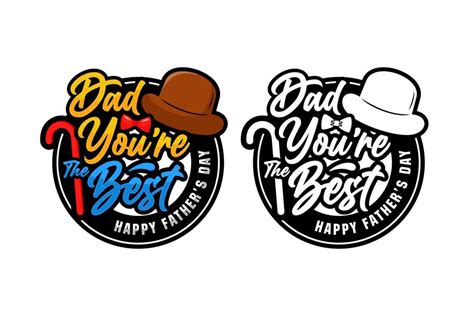 Fathers Day Logo Vector Art Icons And Graphics For Free Download