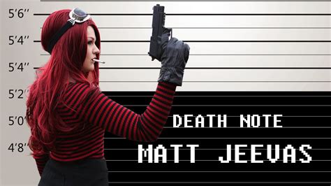 Matt Jeevas Death Note Cosplay Music Video Youtube