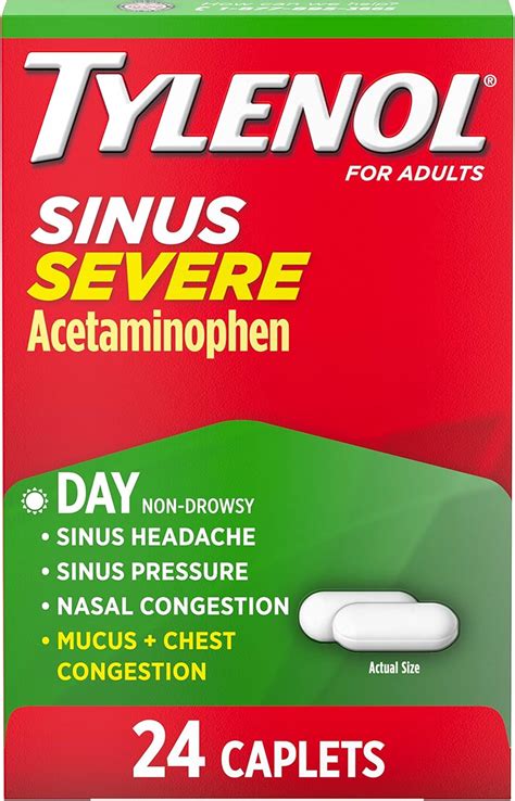 Tylenol Sinus Severe Daytime Caplets With Nepal Ubuy