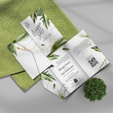 Undangan Softcover Amplop Pinggir Bahan Aster Cewe Art