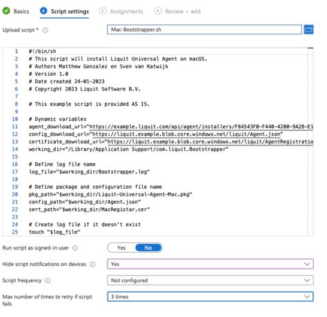 Bootstrapper Script For Enrolling Macos Machines In Microsoft Intune
