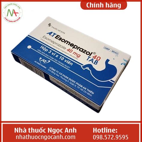 Thuốc At Esomeprazol 40 Tab Là Thuốc Gì Giá Bao Nhiêu Mua ở đâu