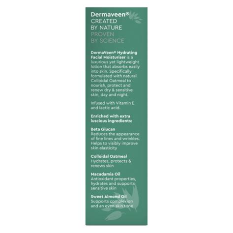 Hydrating Facial Moisturiser Dermaveen Nz