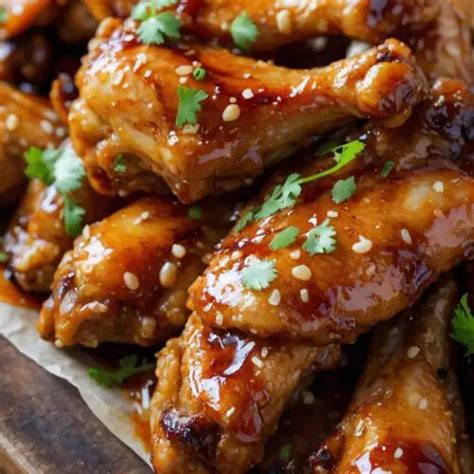 Honey Garlic Chicken Wings - Taste Just Home