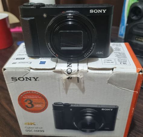 Dsc Hx99 Sony Cybershot 4k Photography Cameras On Carousell