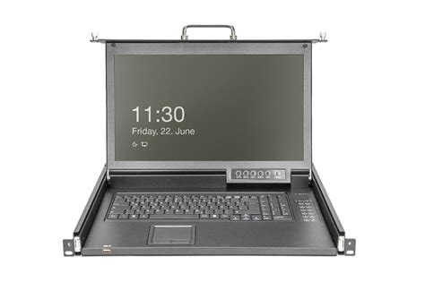 DIGITUS By ASSMANN Shop Modular HD LCD KVM Console With 17 TFT 43 2cm 8 Port VGA KVM