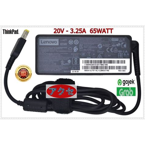 Jual Adaptor Charger Laptop Lenovo Thinkpad Ideapad 65Watt Kotak Original Shopee Indonesia