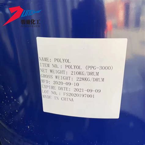 Organic Chemicals Polyol Ppg3000mw Polyether Polyol Ppg For Pu Foam Polyether Polyol And Ppg