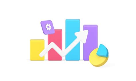 Premium Vector Business Graph Increase Bar Diagram Up Arrow Success