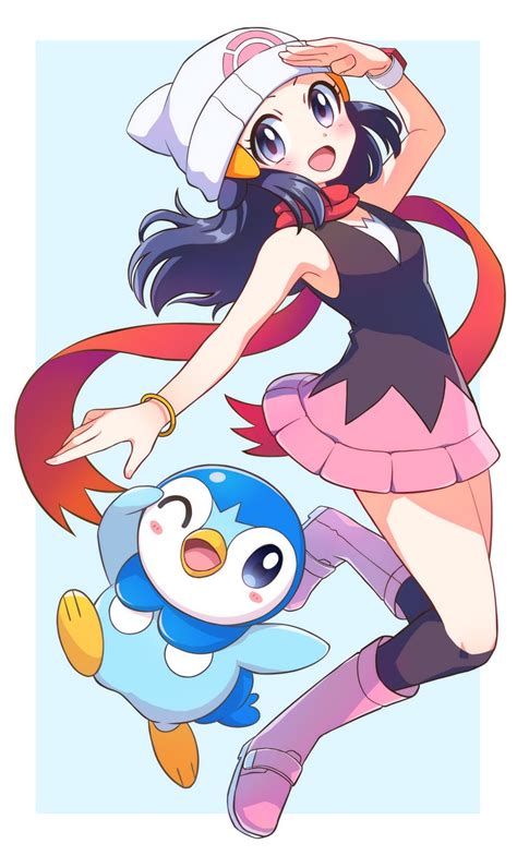 Dawn And Piplup Pokemon And More Drawn By Maruyama En Danbooru