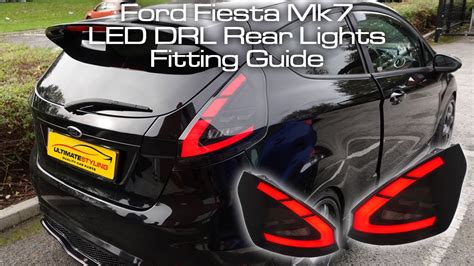 Ford Fiesta Mk7 Led Rear Lights With Dynamic Indicators And Start Up