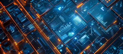 Premium Photo Hightech Processor And Motherboard Closeup Digital Technology And Computing