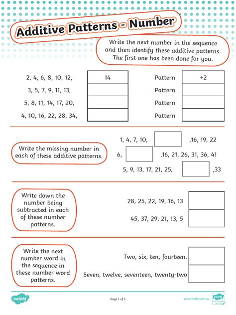Au N 1711470652 Additive Pattern Worksheets Ver 1 Pdf