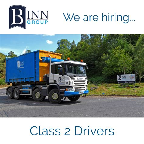 Job Vacancy Class 2 Drivers Binn Group