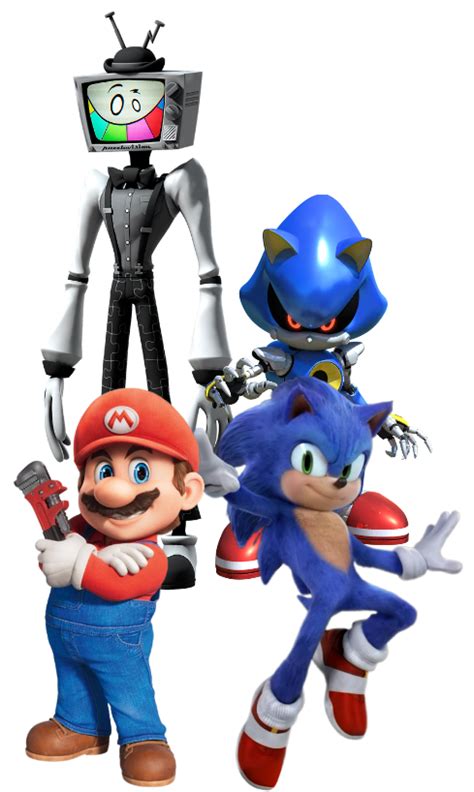 Sonic Vs Metal Sonic And Mario Vs Mr Puzzles 1 By Themovieverse On