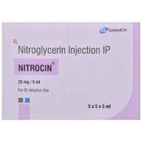 Nitrocin 25mg Injection At ₹ 150 Vial Nitroglycerin Injection In Amravati Id 2855002640548