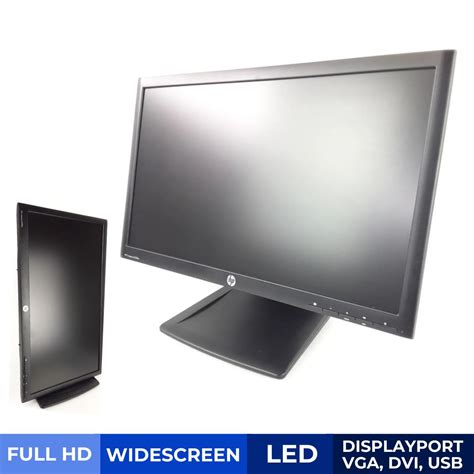 Monitor Hp 23 Polegadas Full Hd Led Displayport Vga Dvi E Usb Horizontal E Vertical