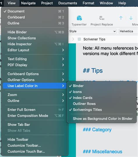 Favorite Scrivener Tips Lancy McCall
