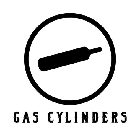 Premium Vector Gas Cylinders Symbol