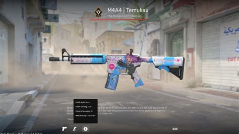 M4a4 Temukau Field Tested Csgo Cs2 Video Gaming Video Games