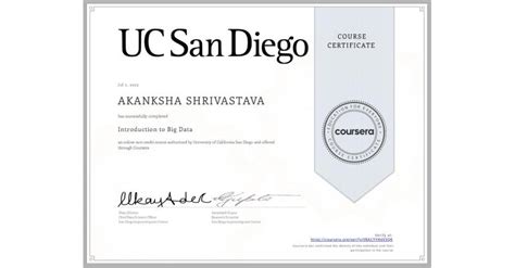 Akanksha Shrivastava On Linkedin Completion Certificate For Introduction To Big Data
