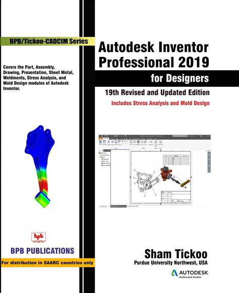 Bpb Publication Autodesk Inventor Professional 2019 For Designers Aggarwal Law House