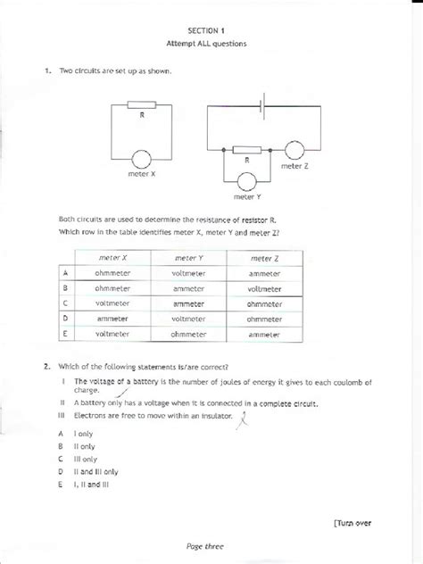 Physics 2015 Multiple Choice 1