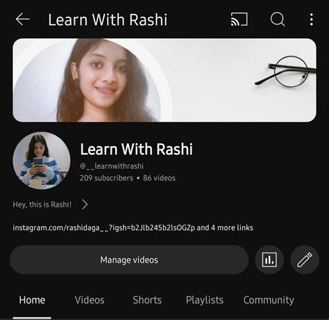 Rashi Daga On Linkedin My Journey On Youtube A Story Of Growth And