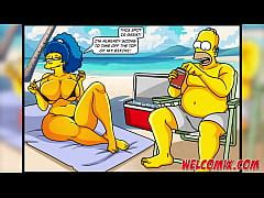 Burying It Deep In The Sand Cheating On Her Husband On The Beach Simpsons Comics Xxx Mobile