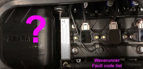 Full Yamaha Waverunner Fault Code List Problems And Solutions Not Sealed