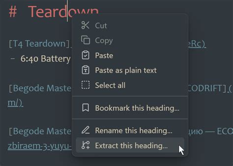 Heading Note Link Copy Option Feature Archive Obsidian Forum