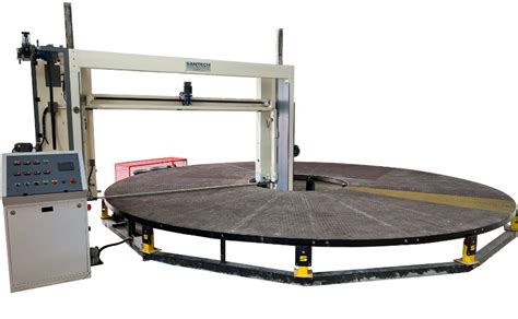 Circular Foam Cutting Machine Perfect Round Cuts Santech