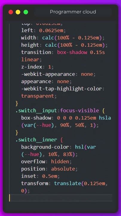 🔴💡 3d switch with html css js htmlcssjs webdesign webdevelopment