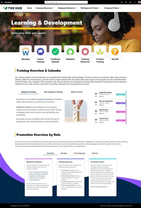 15 Modern Sharepoint Intranet Site Examples For 2024 — Origami