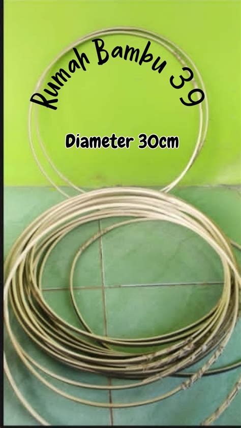 Lingkaran Bambu Cincin Bambu Wengku Bambu Ring Bambu Hiasan Dekorasi