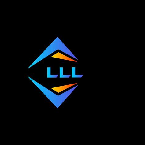 Lll Abstract Technology Logo Design On Black Background Lll Creative Initials Letter Logo
