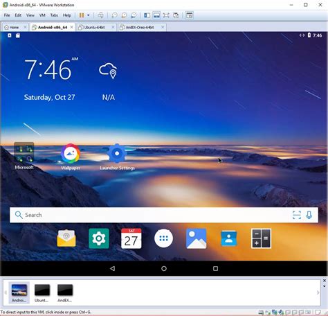 Android X8664 Oreo 81 With Gapps Aptoide Microsoft Launcher Clash