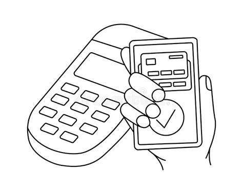 Pos Terminal For Contactless Pay Smartphone Payment With Pos Terminal Mobile Banking App And E