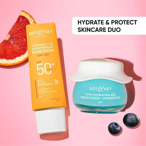 Dot And Key Skin Care Combo With Gel Moisturizer And Vitamin C Sunscreen 110g