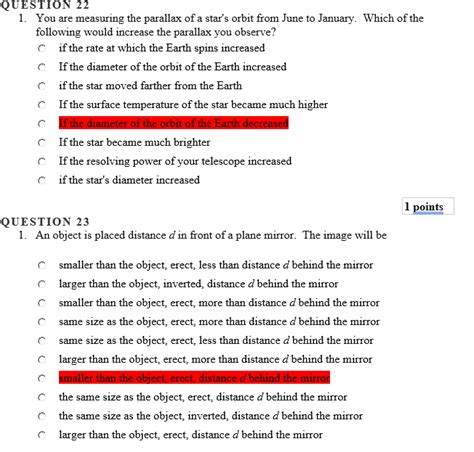 solved 1 you are measuring the parallax of a star s orbit