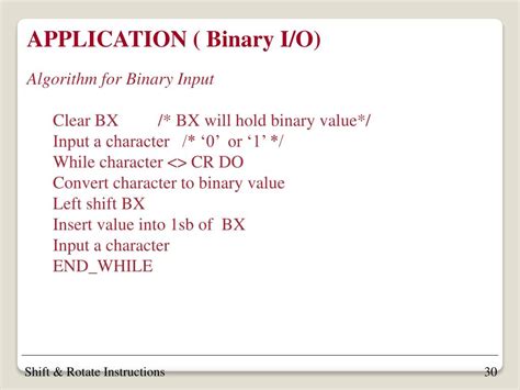 Ppt Lecture 7 Chapter 7 Program Logic And Control Boolean Operation