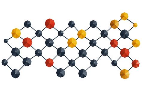 Premium Photo Molecular Structure With Colorful Atoms And Bonds
