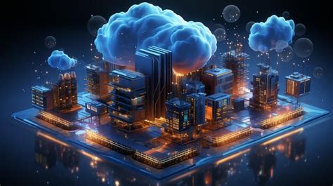 Premium Photo Cloud Computing Ai Generate Illustration